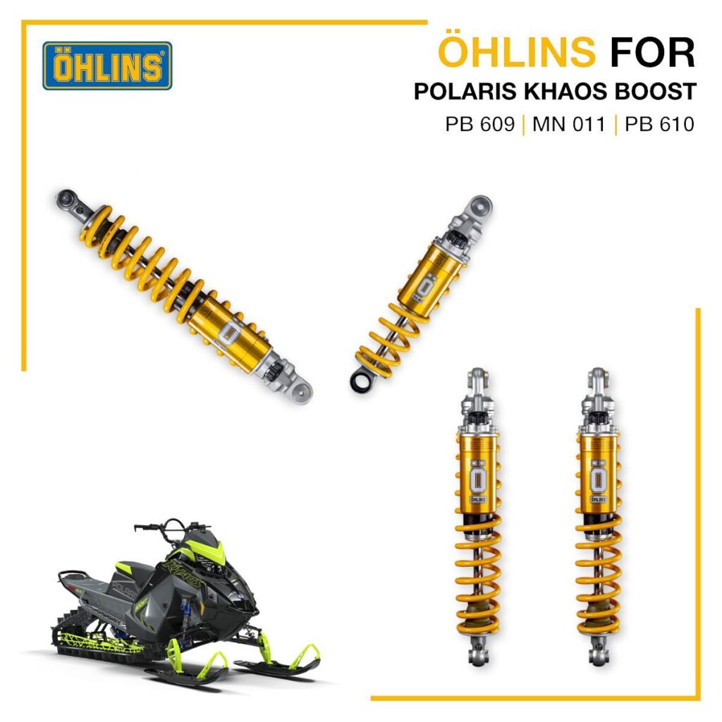 Ohlins Polaris Khaos / RMK Suspension Shocks - Fire N Ice Performance