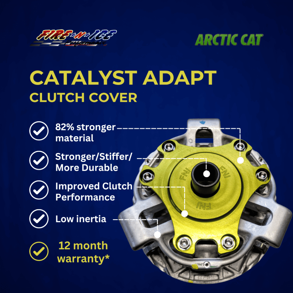 Arctic Cat Catalyst Adapt 7075 Billet Clutch Cover - Fire N Ice Performance